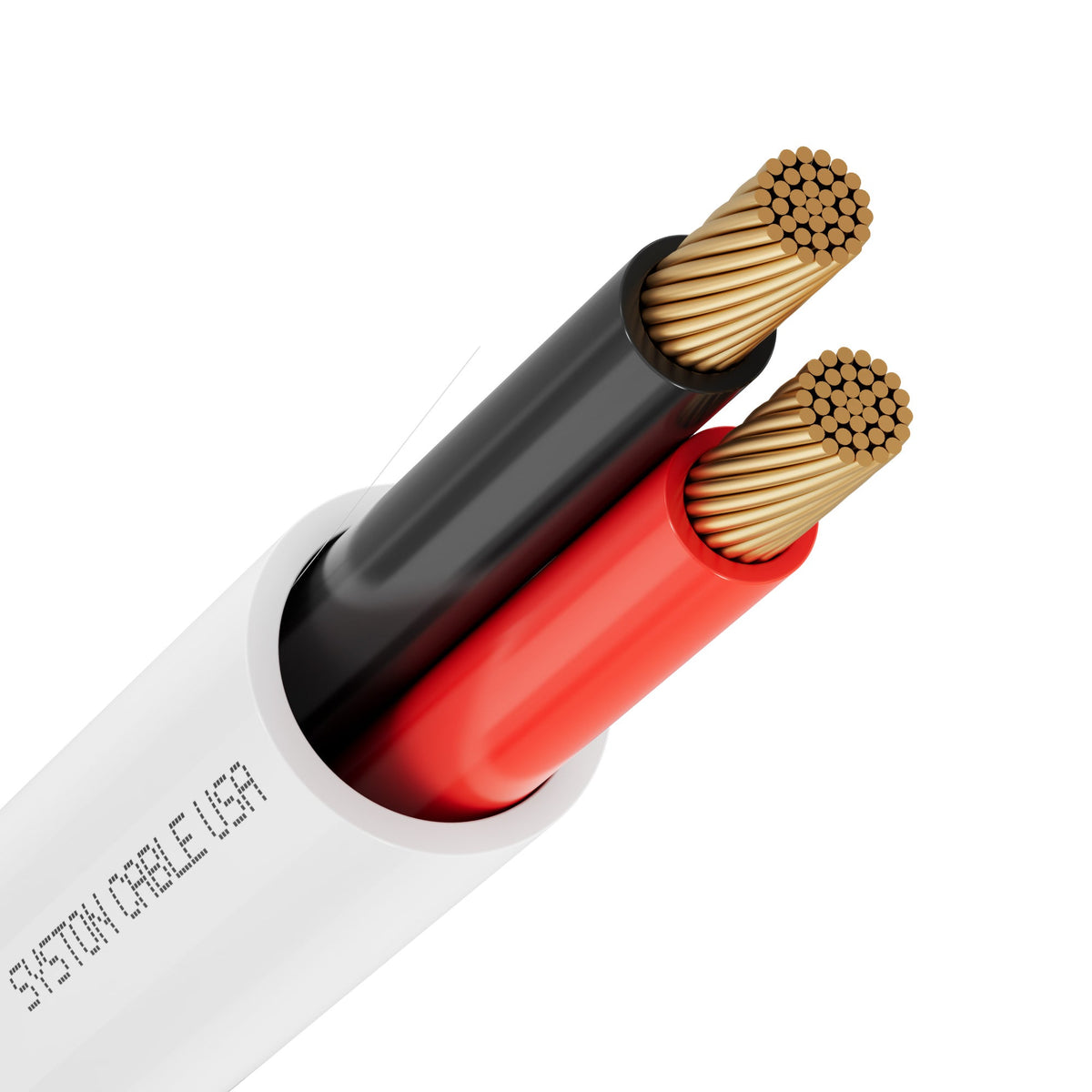 14/2 Stranded OFC Audio Wire Home Car Stereo Speaker Cable 14 Gauge CL ...