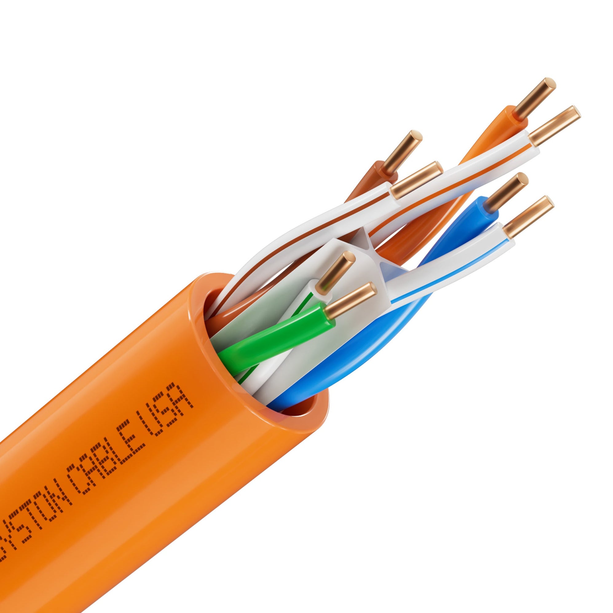 CAT 6E Ethernet Bulk Cable, 600MHz, 23/4pr Solid CU, CMR, Indoor/Outdo ...