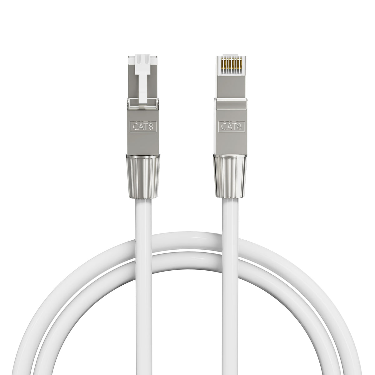 CAT 8 Ethernet RJ45 Patch Cable, 2000MHz, 22/4pr Solid CU, CMR, Indoor ...