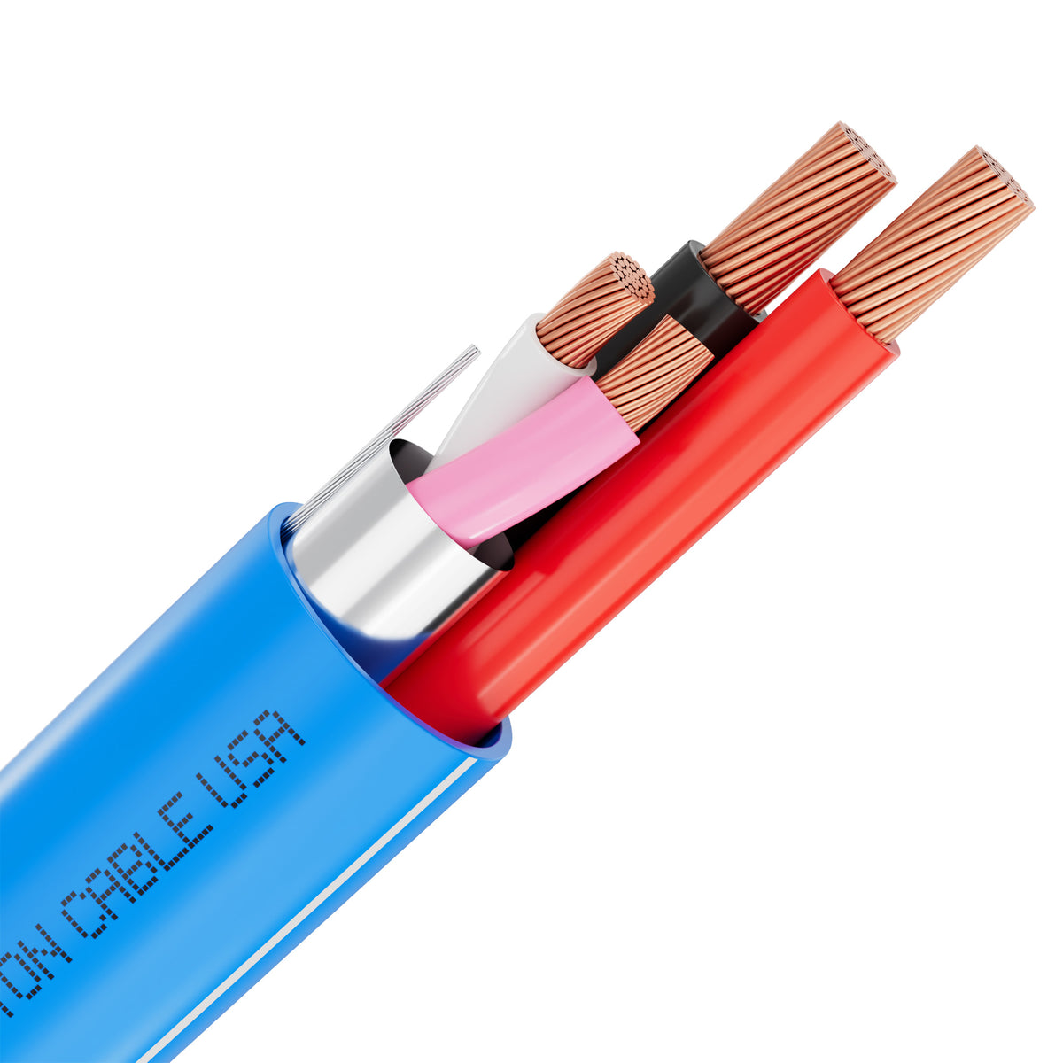 Lutron Control Cable Equivalent QSH-CBL-M, 16/2C + 22/1PR, CMR, QS ...